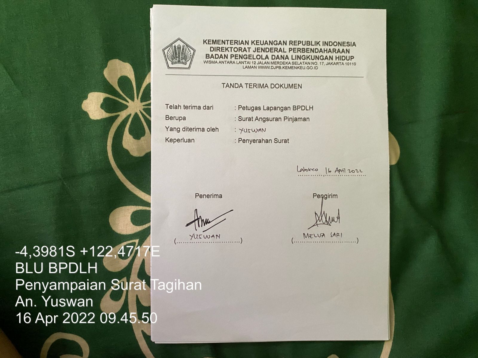 Sistem Pengelolaan Piutang BLU Pusat P2H